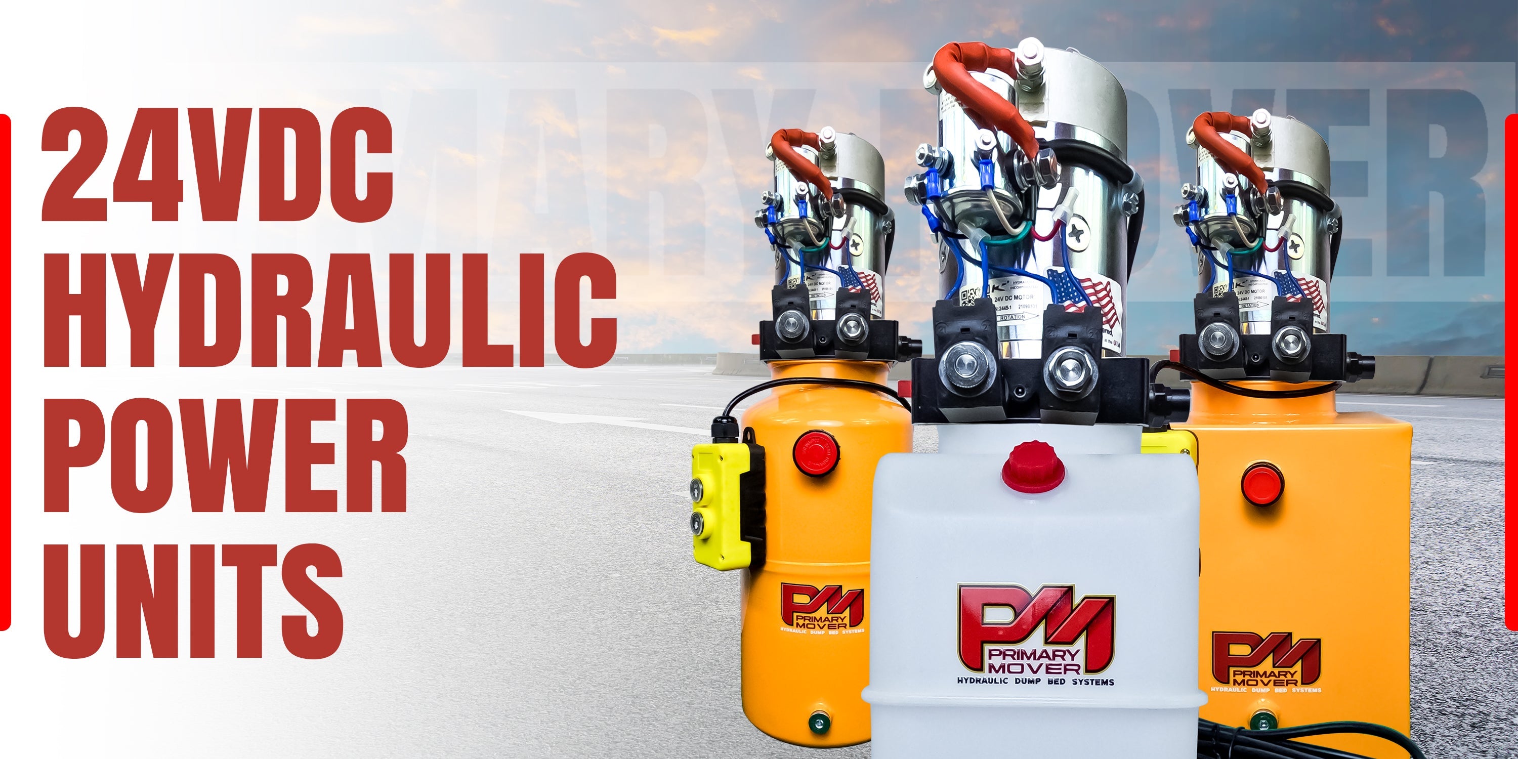 24Vdc Hydraulic Power Units. – Primary Mover