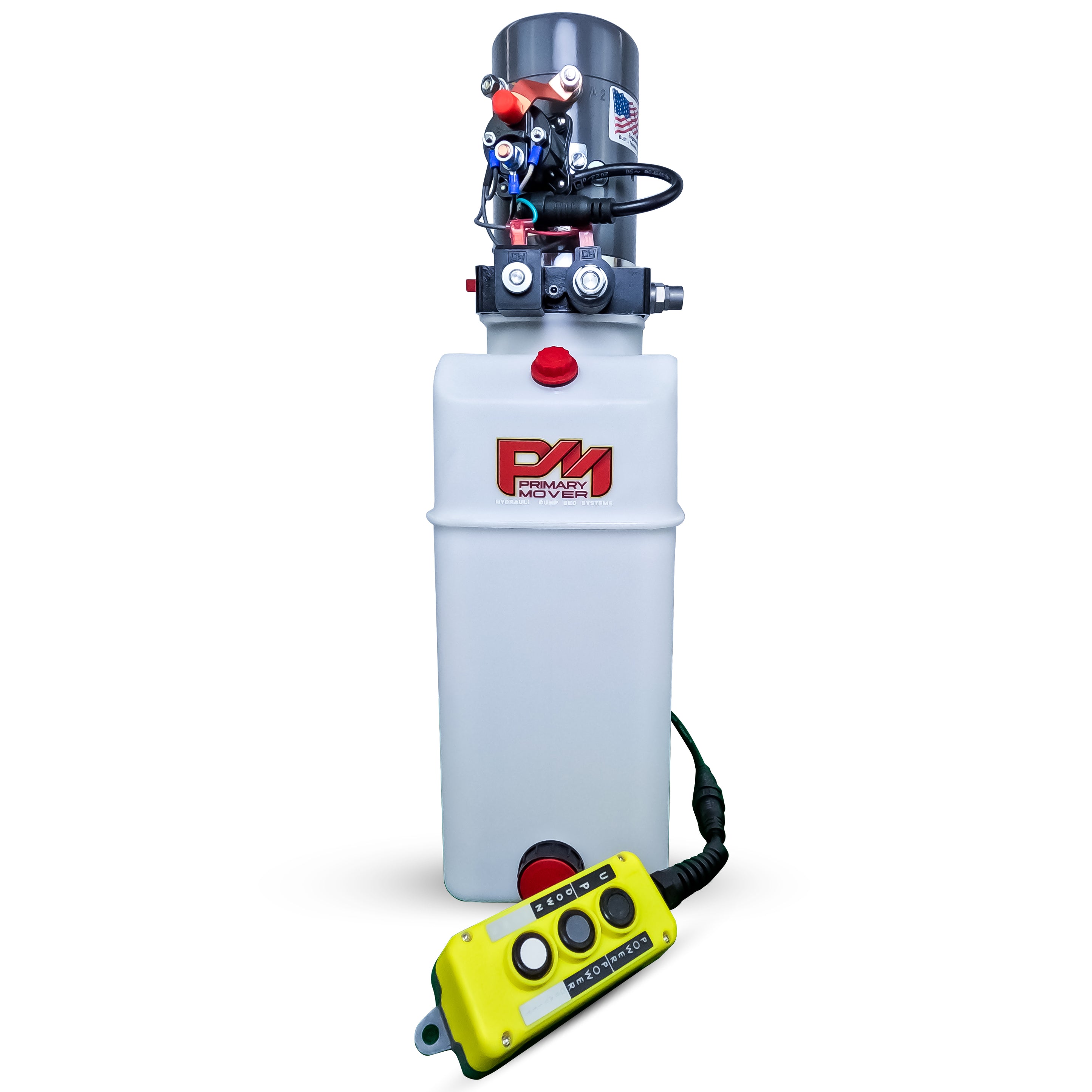 KTI 12V Double-Acting Hydraulic Pump - Poly Reservoir – Primary Mover