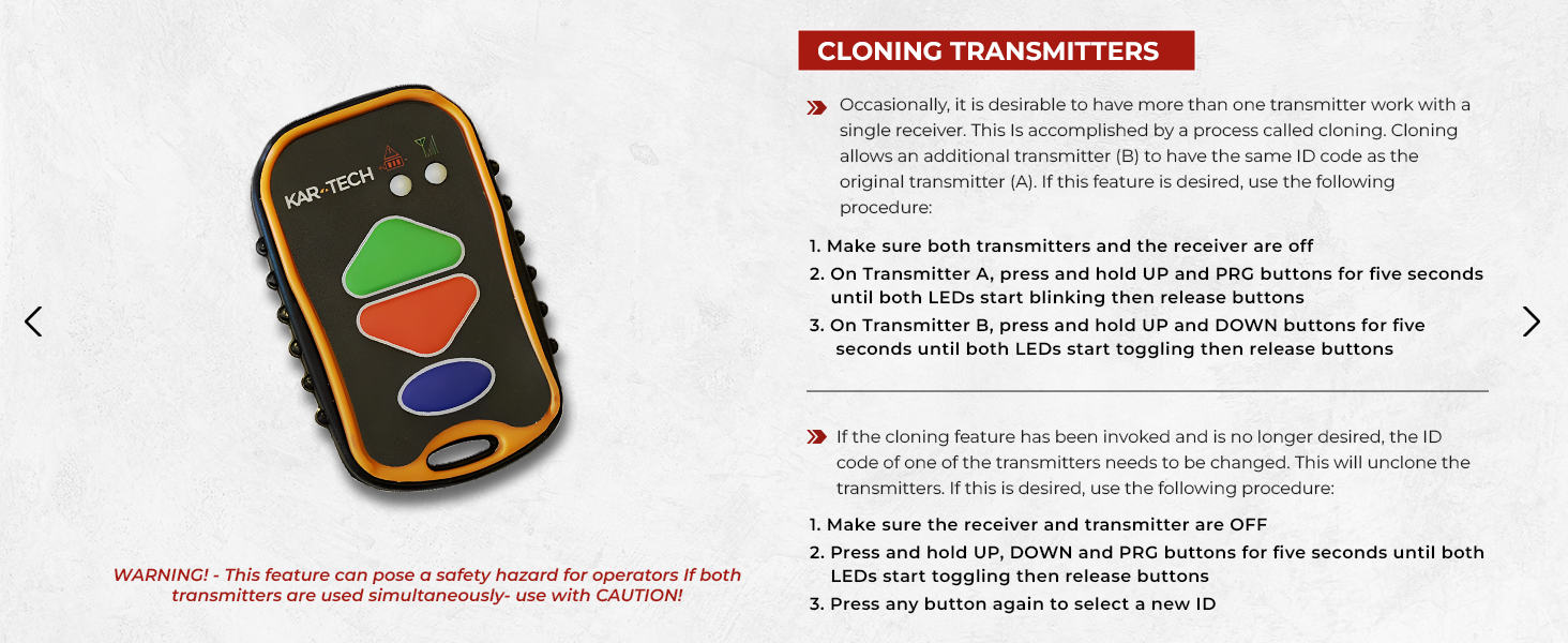 Kar-Tech Wireless Hydraulic Remote Systems – Primary Mover