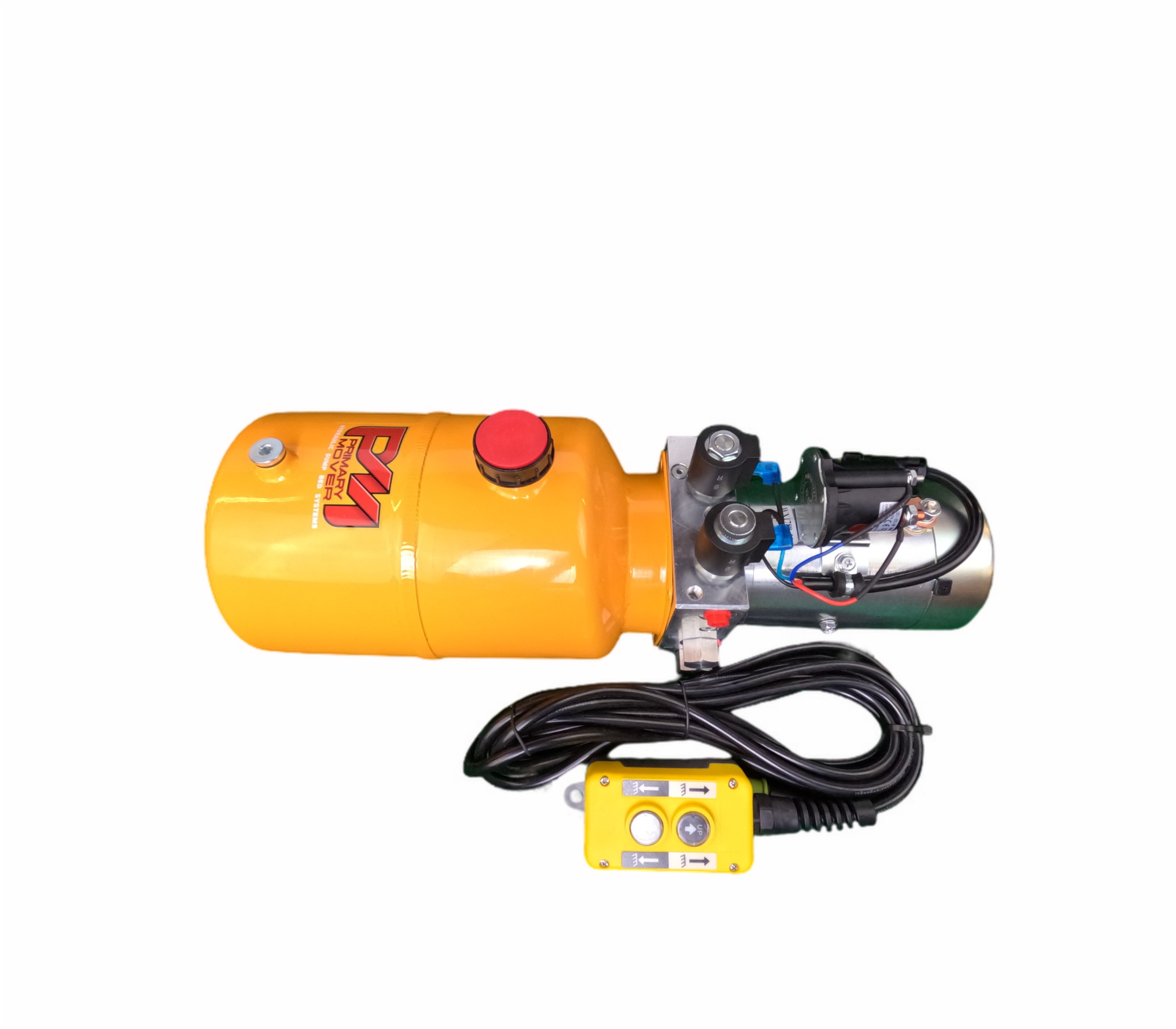 DLH 12V Double-Acting Hydraulic Pump - Steel Reservoir – Primary Mover